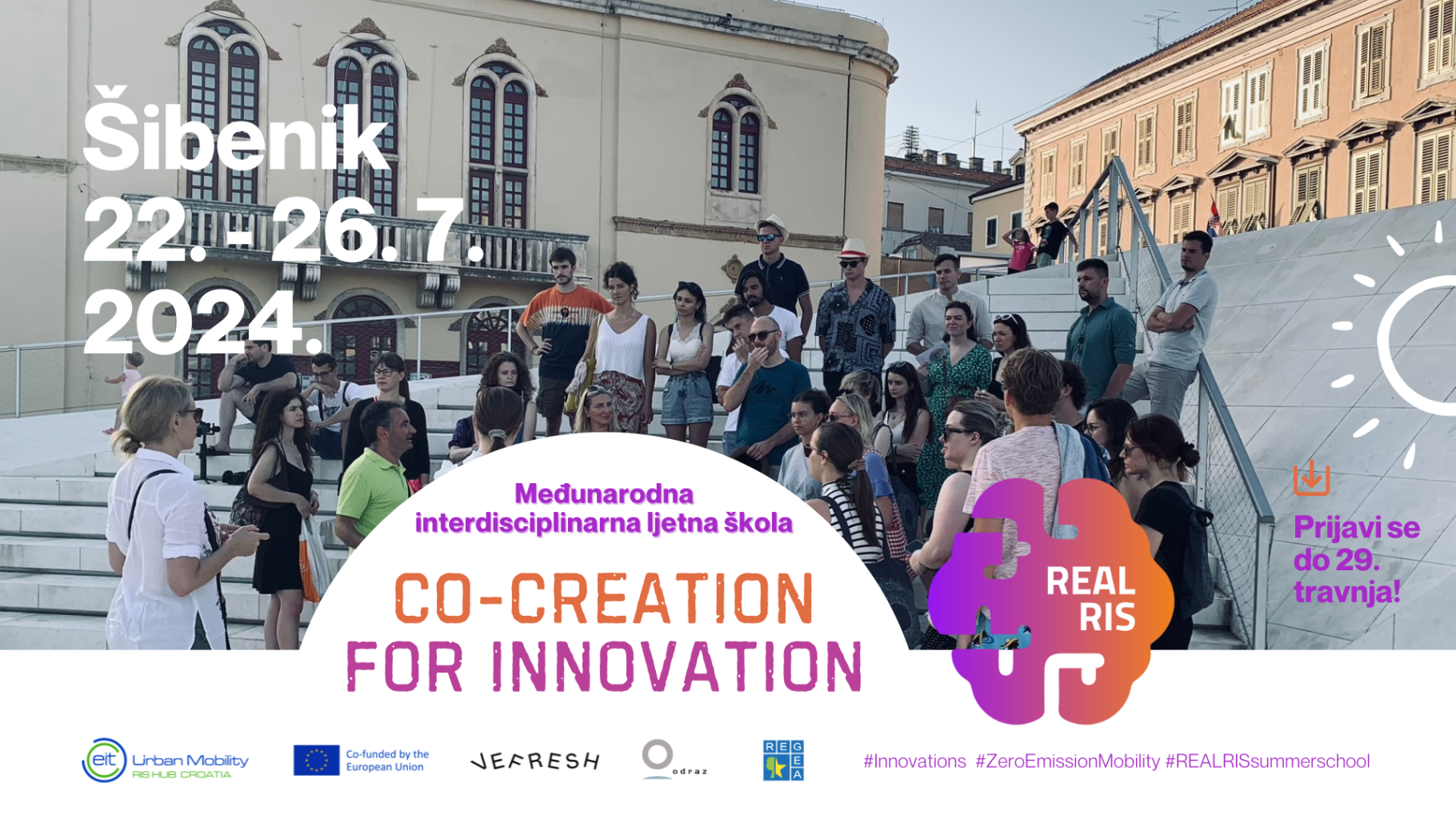 Prijavi se na REAL RIS ljetnu školu „Co-creation for innovation“ u Šibeniku! - Odraz